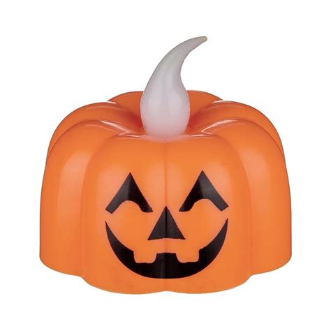 Eqwljwe Orange Tea Light Candles Battery Operated Led Tealights Small