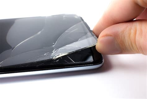 Premium Photo Broken Tempered Glass Screen Protector