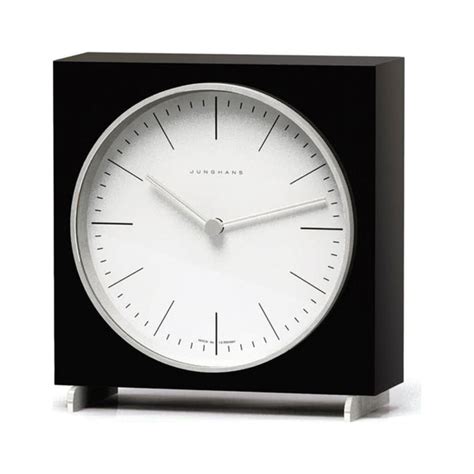 Junghans Max Bill Quartz Table Clock Index Arabic Sportique