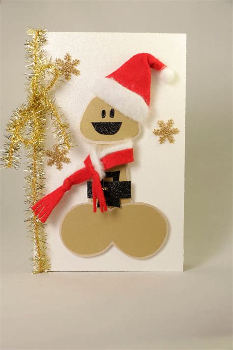 Santa Penis Christmas Card Handmade Unique Cute Funny Adult Holiday