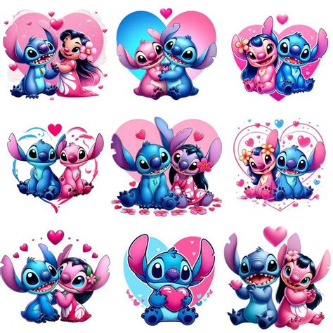 10 Stitch Png Stitch And Angel Png Bundle Lilo Stitch Png Stitch Couple Png Stitch Love Png