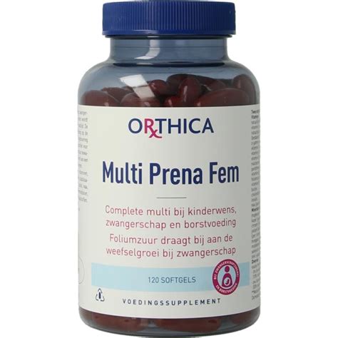Orthica Multi Prena Fem 120 Soft Caps Vitadvice Bv