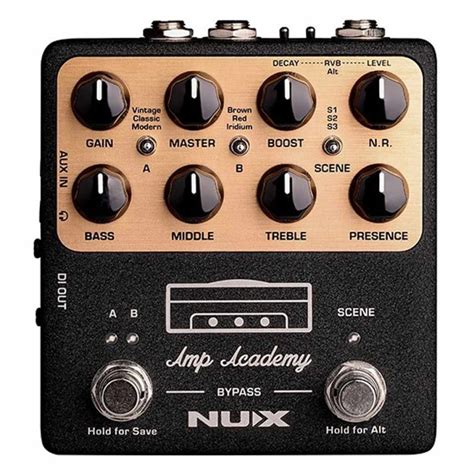NUX AMP ACADEMY NGS-6 Amp Modeler stomp box per chitarra