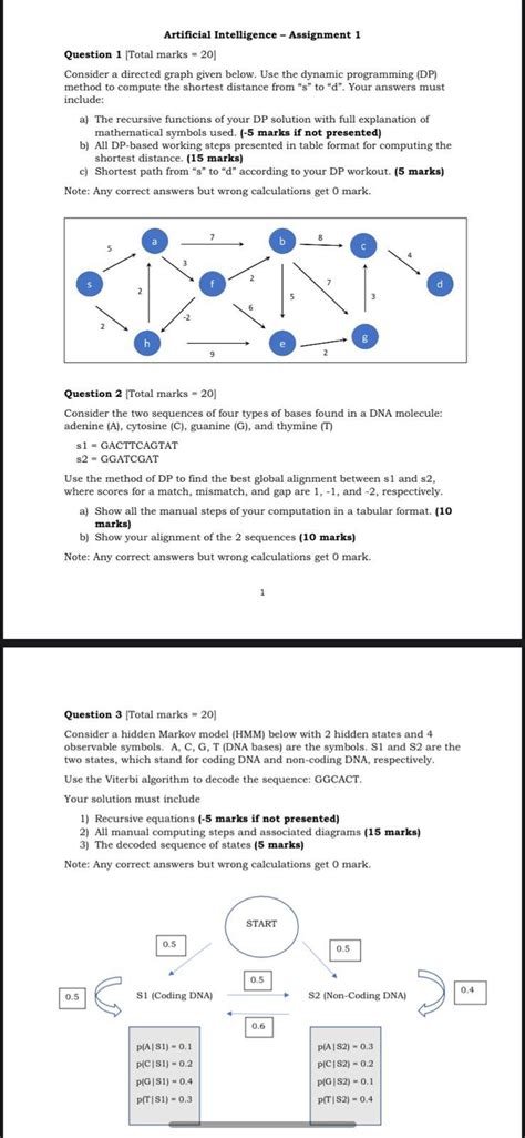 Solved Artificial Intelligence Assignment 1 Question 1