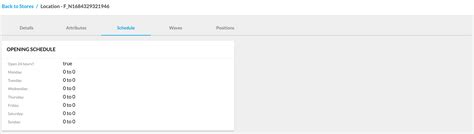 fluent store configuration in oms web app