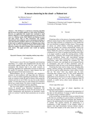 K Means Clustering In The Cloud A Mahout Test PDF