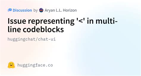 Huggingchat Chat Ui Issue Representing