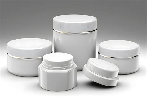 Premium Ai Image Mockup For Cosmetics White Containers For Cream Neural Network Ai Generated