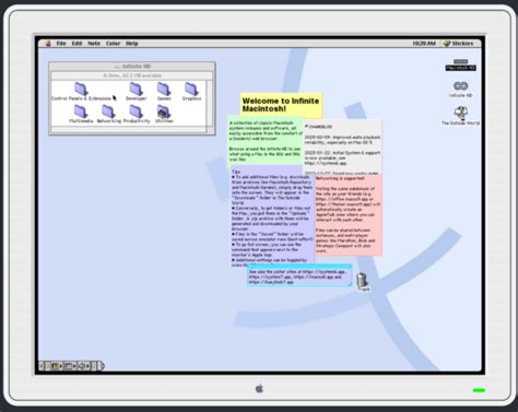 infinite macintosh macos computers in your browser marchintosh mac