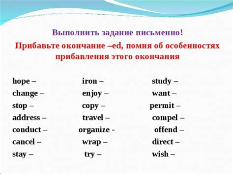 Окончание Ed в английском языке правила произношения чтение