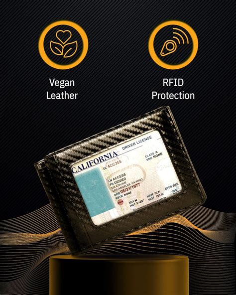 Buy Trifold Wallets For Men With Removable Money Clip Rfid Vegan