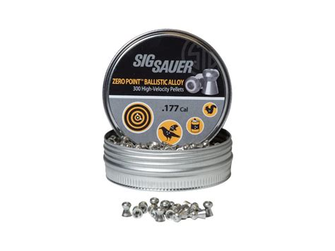 Sig Sauer Zero Ballistic Alloy Pellets 177 Cal 679 Grains
