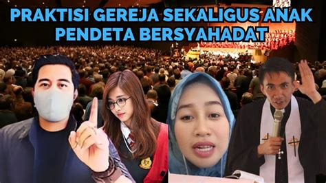 KAK FEBY PRAKTISI GEREJA SEKALIGUS ANAK PENDETA BERSYAHADAT DI BULAN