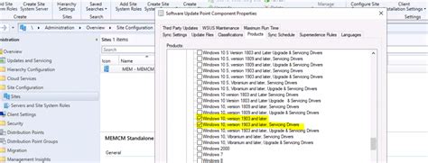 Enable Windows 10 Servicing Using Sccm Configmgr Wsus Htmd Blog