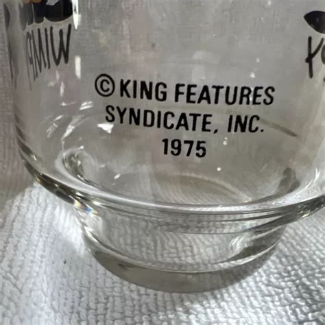 Vintage 1975 Kollect A Series Popeyes Wimpy Drinking Glass Coca Cola 6