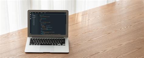 Premium Photo Software Development Programming On Computer Screen For Modish Application