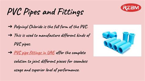 PPT PVC Pipe Fittings In UAE RZBM Dubai PowerPoint Presentation