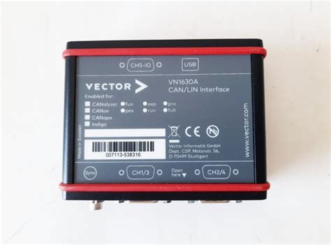 Vector Vn1630a Can Lin Interface Activation For Sale Online Ebay