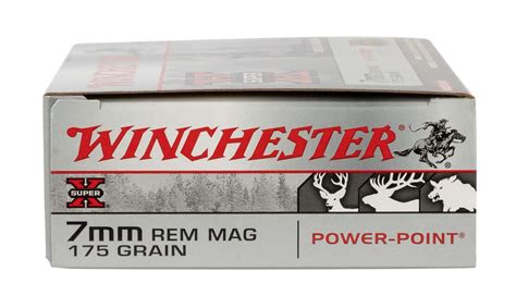 Winchester Ammo X7mmr2 Super X 7mm Rem Mag 175 Gr Power Point Pp 20