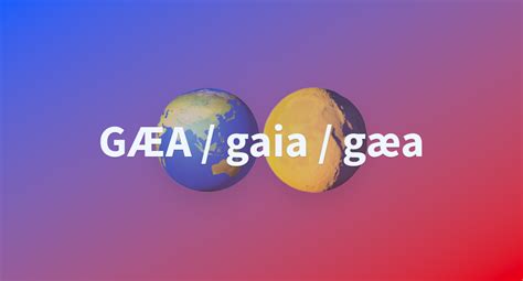 GÆa Gaia Gæa A Hugging Face Space By Spacerini