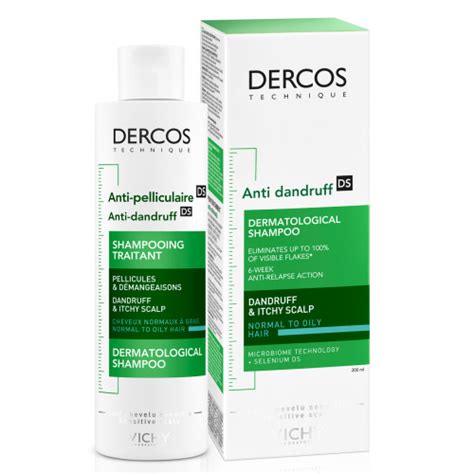 Шампунь от перхоти Vichy Dercos Anti-Dandruff (для нормальных и жирных ...