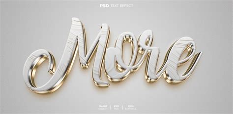 Premium Psd More 3d Editable Text Effect