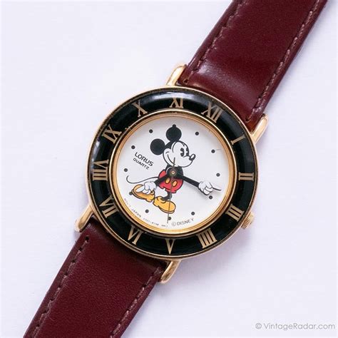 Vintage Mickey Mouse Lorus V501 6g90 R0 Watch Disney Quartz Watch