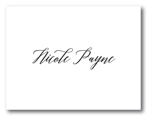 The Nicole Folded Note Card Ledgewood Fine Stationery