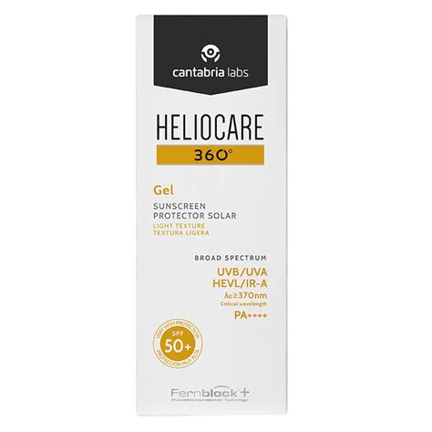 Слънцезащитен гел Cantabria Heliocare 360º Spf50 Лека текстура 50 мл