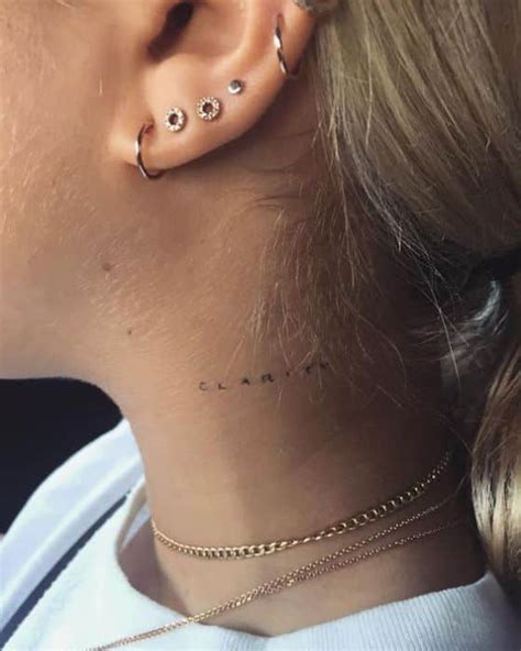 40 Tatuajes en el cuello para hombres y mujeres Geniales diseños