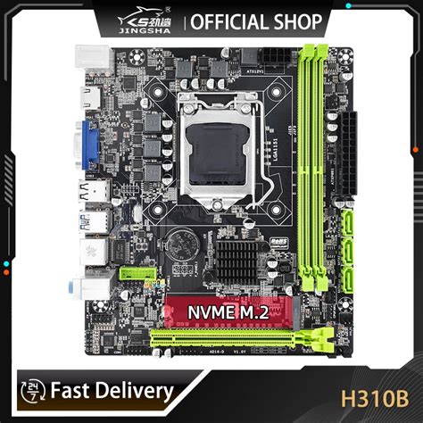 JINGSHA Placa Base H310 Para PC LGA 1151 Compatible Con DDR4 RAM
