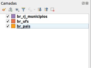 Capítulo 4 Camadas no QGIS Geodados uma introdução gentil