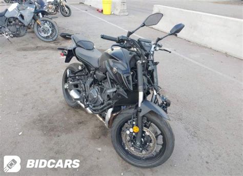 2023 Yamaha Mt07 Jyarm32e2pa007795 Bid History Bidcars