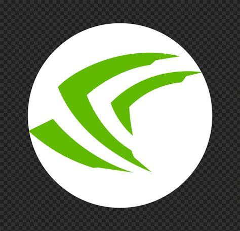 Geforce Nvidia Circle White And Green Icon Hd Png Citypng
