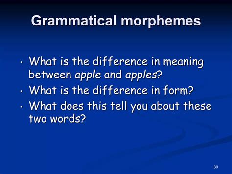 Morphemes Types Of Morphemes PPT