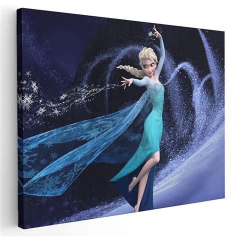 Tablou Afis Elsa Frozen Desene Animate 2157 Tablouri Canvas Personalizate