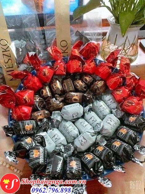 Kẹo Socola Rượu Nga Mieszko Mix Túi 500Gr Giá Tốt