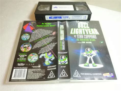BUZZ LIGHTYEAR OF STAR COMMAND ADVENTURE BEGINS 19751 VHS TAPE