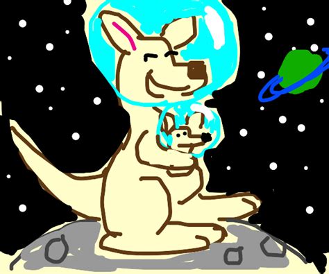 Space Kangaroo Drawception