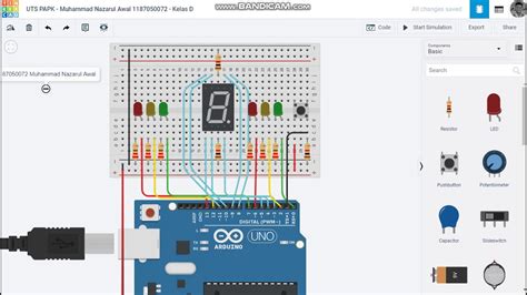 Arduino Simulator Lampu Penyebrangan Lalu Lintas Uts Papk Youtube