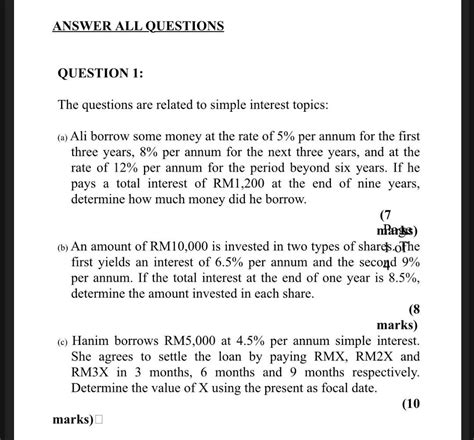 Solved ANSWER ALL QUESTIONS QUESTION The Questions Are Chegg