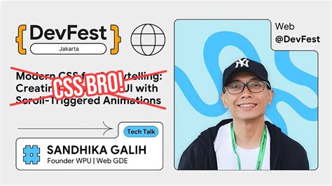 Scroll Driven Animation Devfest Jakarta 2024 Youtube