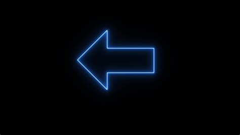 Directional Neon Line Arrow Directional Line Animated Sketches Arrows