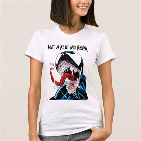 Classic Venom Lashing Tongue Comic Panel T Shirt Affiliate