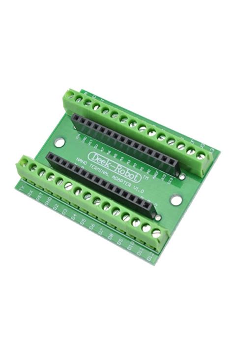 Arduino Nano Genişleme Kartı Io Terminal Adaptör Shield Kolay Bağlantı Klemens Soketler