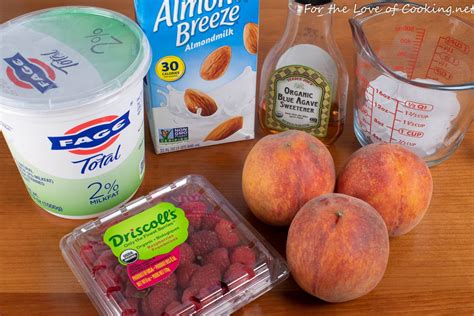 raspberry peach smoothie for the love of cooking