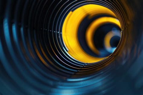 Tuyaux Ondul S Double Paroi En Hdpe Jaune Et Noir De Diff Rentes Tailles Photo Premium