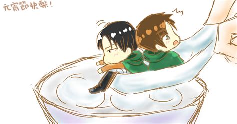 ★進擊の利艾 進擊の巨人 利艾元宵節 Yenshowyaのイラスト Pixiv