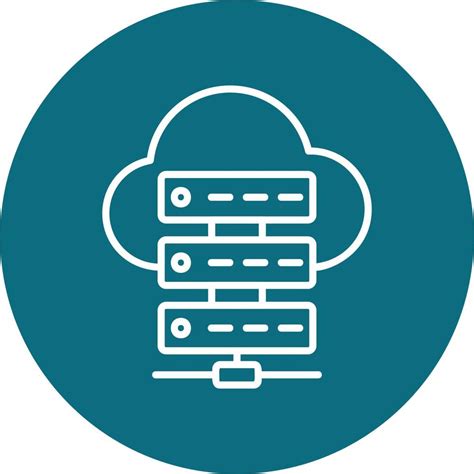 Cloud Server Vector Icon 20350084 Vector Art At Vecteezy