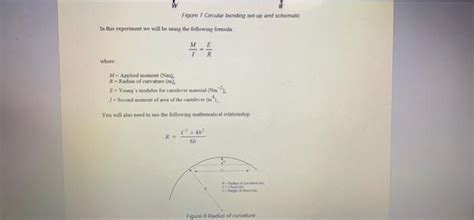 Solved Experiment 4 Circular Bending In This Experiment We